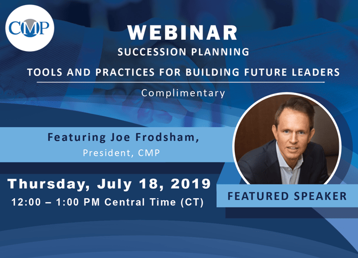 CMP Webinar: Succession Planning CMP Webinar: Succession Planning